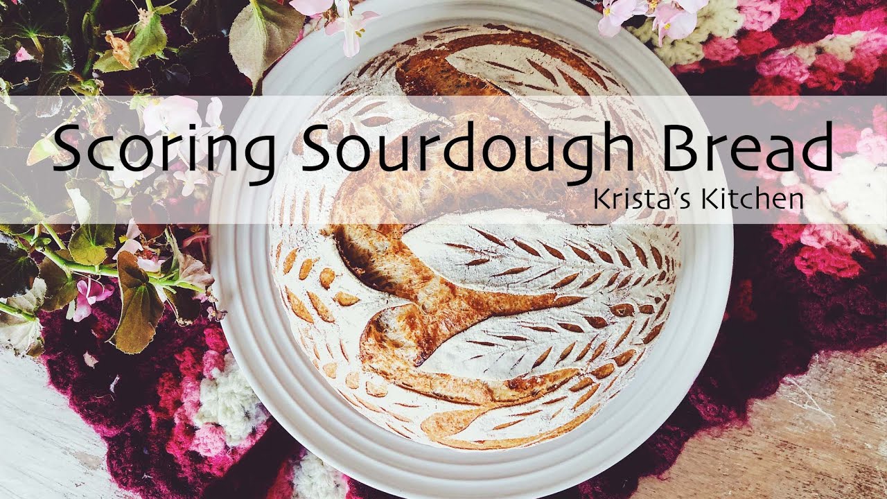Beautiful Feather Sourdough Scoring Pattern - YouTube