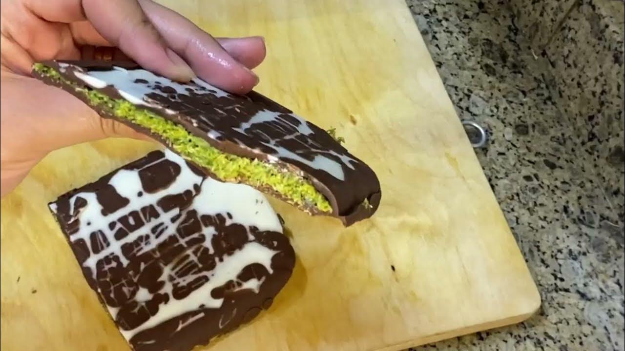 ترند شوكولاتة دبي بالكنافة ️بدون قالب مافيش اسهل منها قال ايه ب ٩٠٠جنيه ...