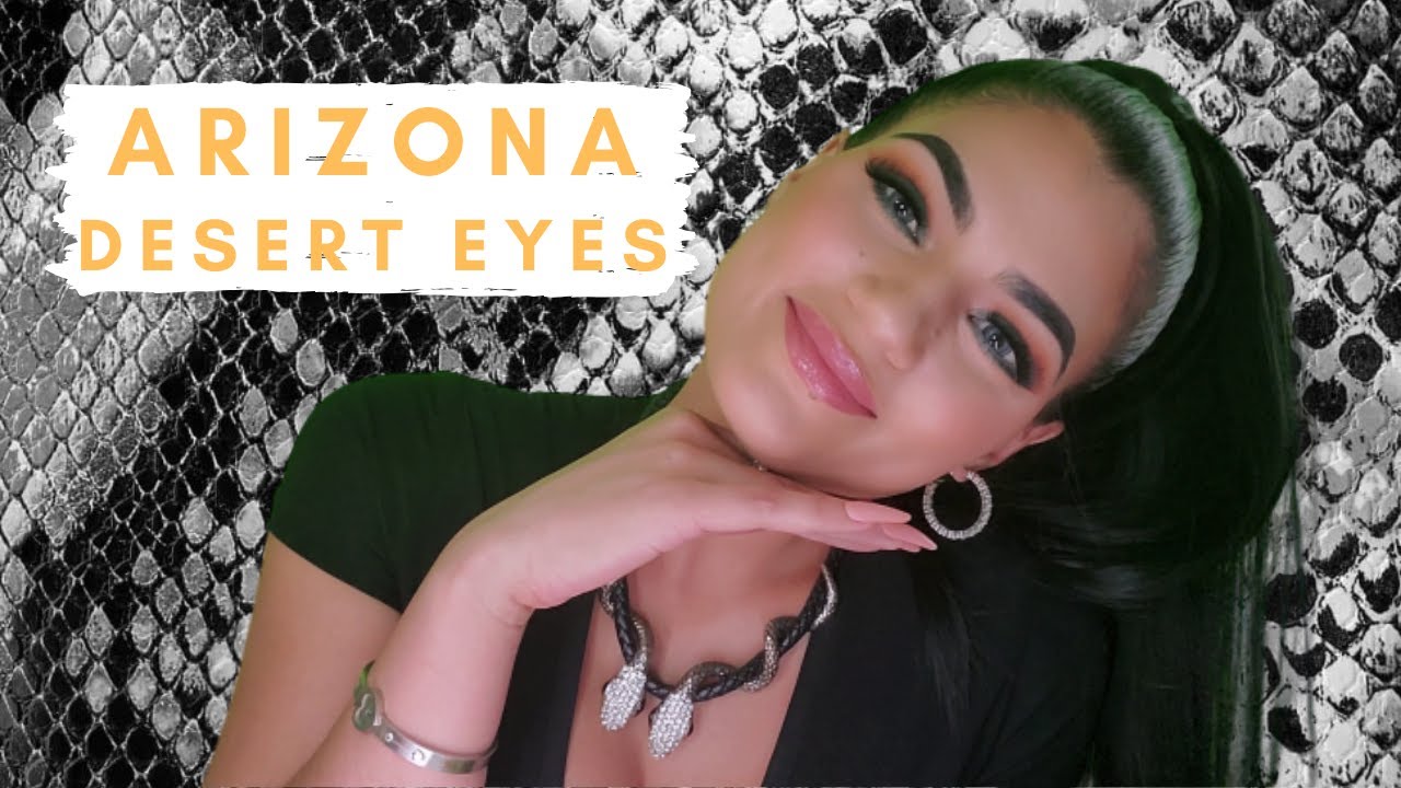 ARIZONA DESERT EYES - MAKEUP TUTORIAL 2020 - YouTube