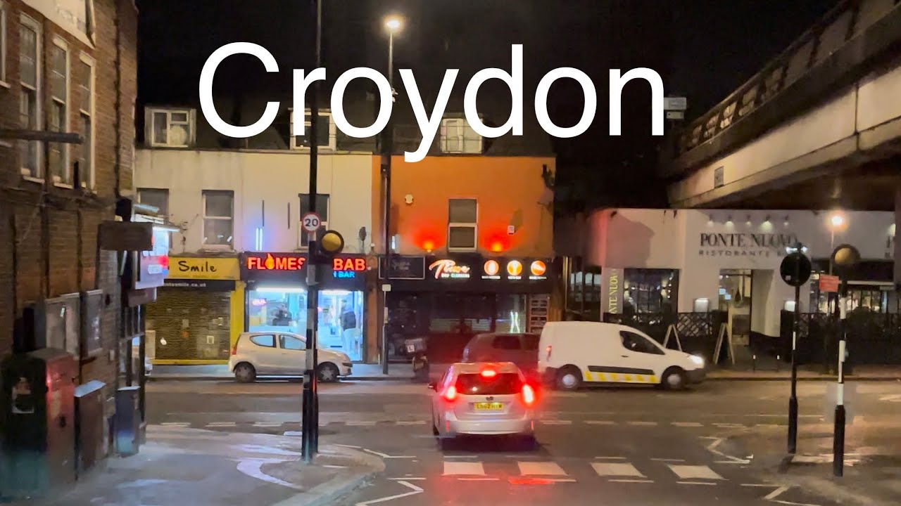London night drive , Croydon 20/01/2023 - YouTube