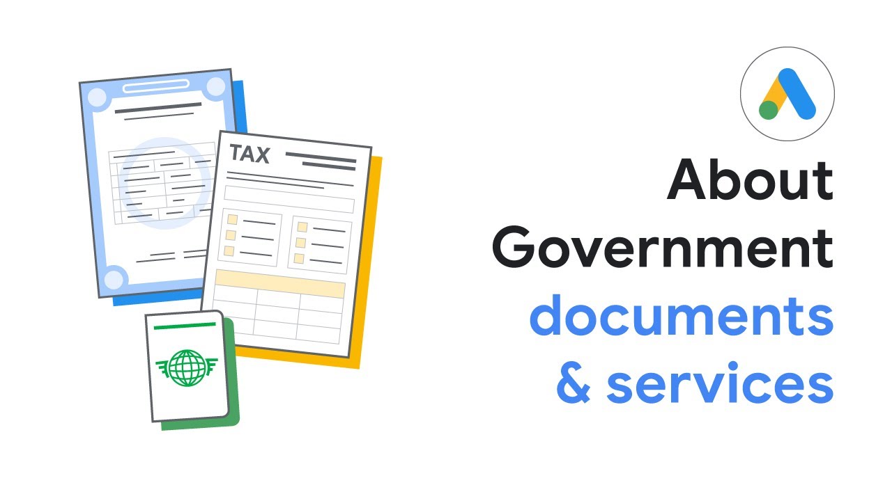 About Government documents & services | Google Ads - YouTube