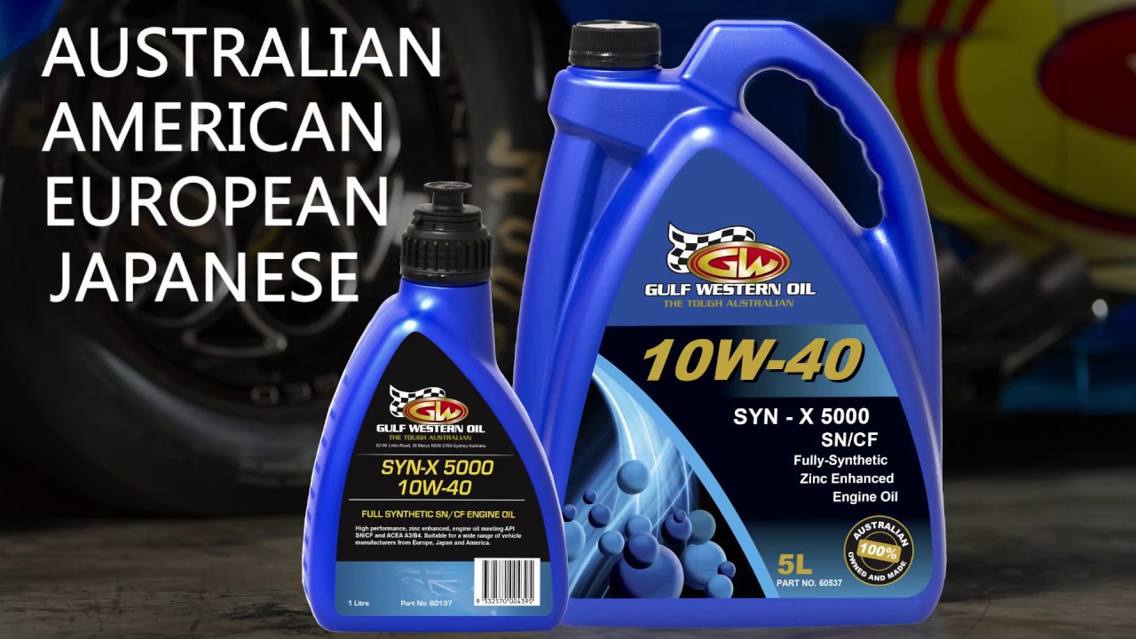Gulf Western Oil - SYN-X 5000 - For Maximum Protection - YouTube