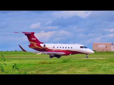 Embraer EMB-550 Praetor 600 / Honeywell AS907-3-1E Takeoff From New Century AirCenter (JCI ...