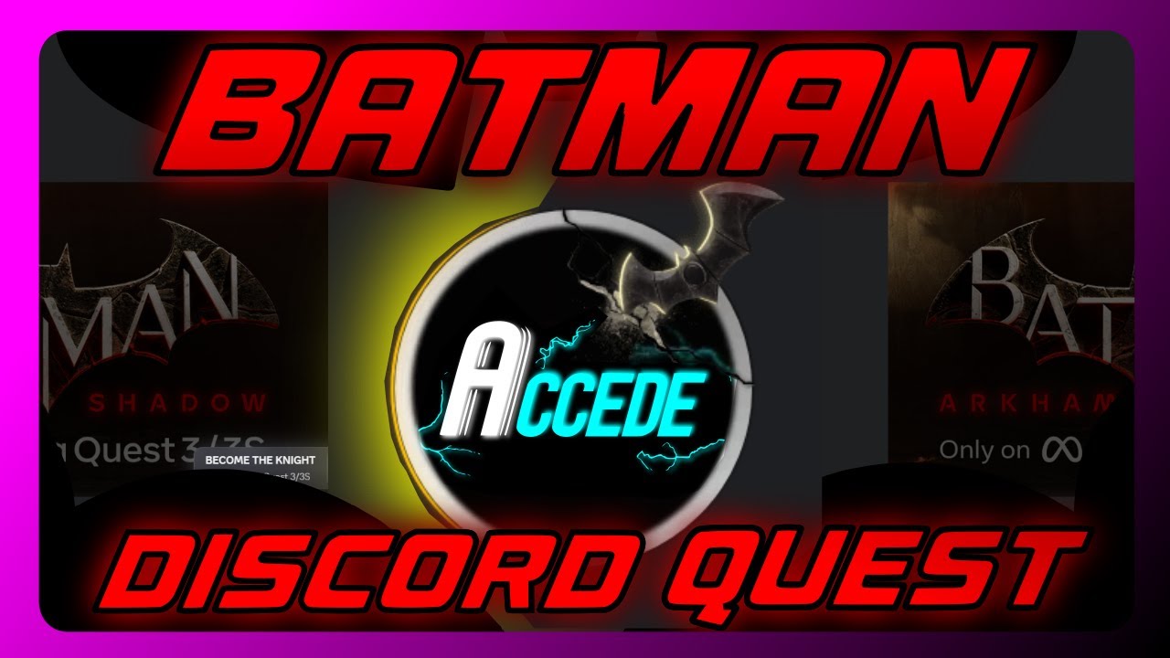 New! FREE! Batman: Arkham Shadow Discord Avatar Decoration | GET THIS ...