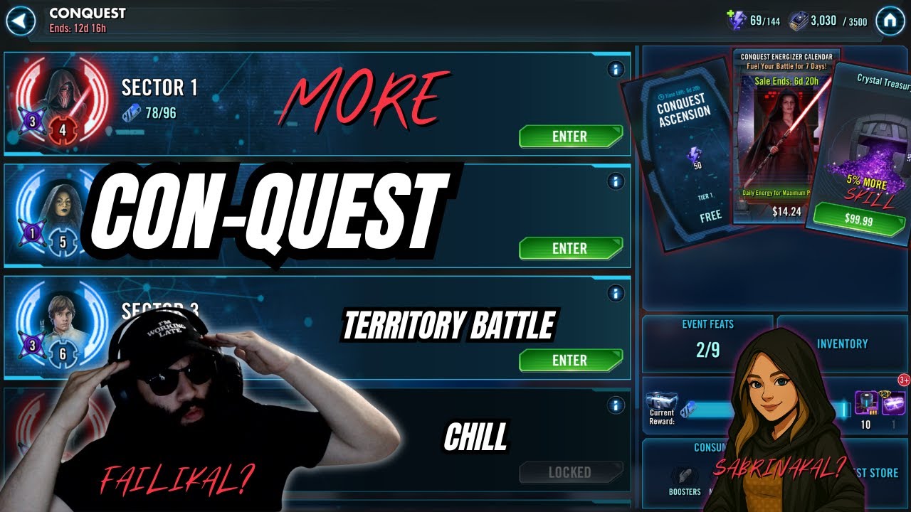 Conquest, Territory Battle, and SWGOH News - YouTube