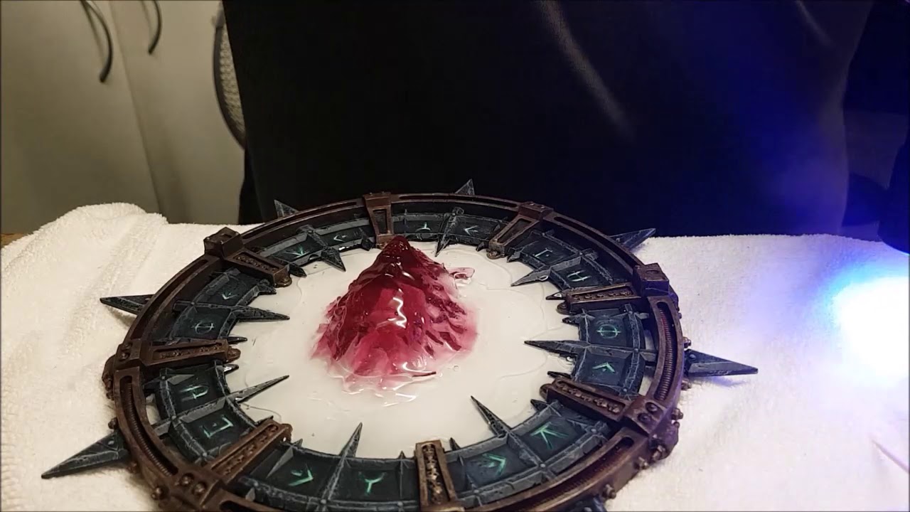 Noctilith Crown Warhammer 40k Chaos terrain with resin gateway effect ...