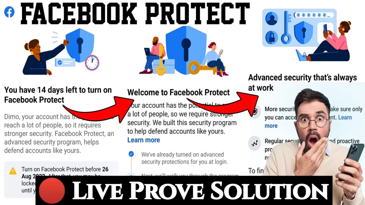 how to turn on Facebook protect your account | how to turn on Facebook ...