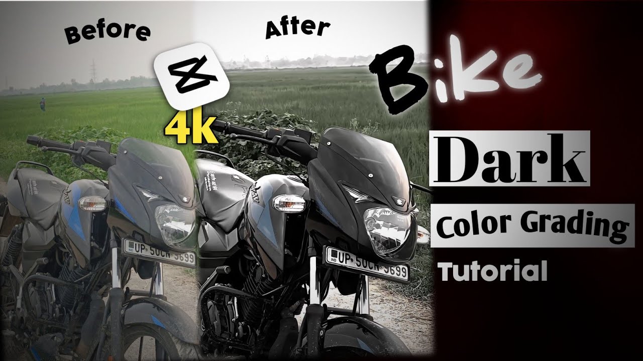 Dark Colour Grading in CapCut | Bike 4k Color Grading for Beginners ...