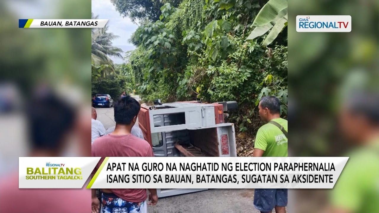 Balitang Southern Tagalog: Disgrasya sa Kalsada - YouTube