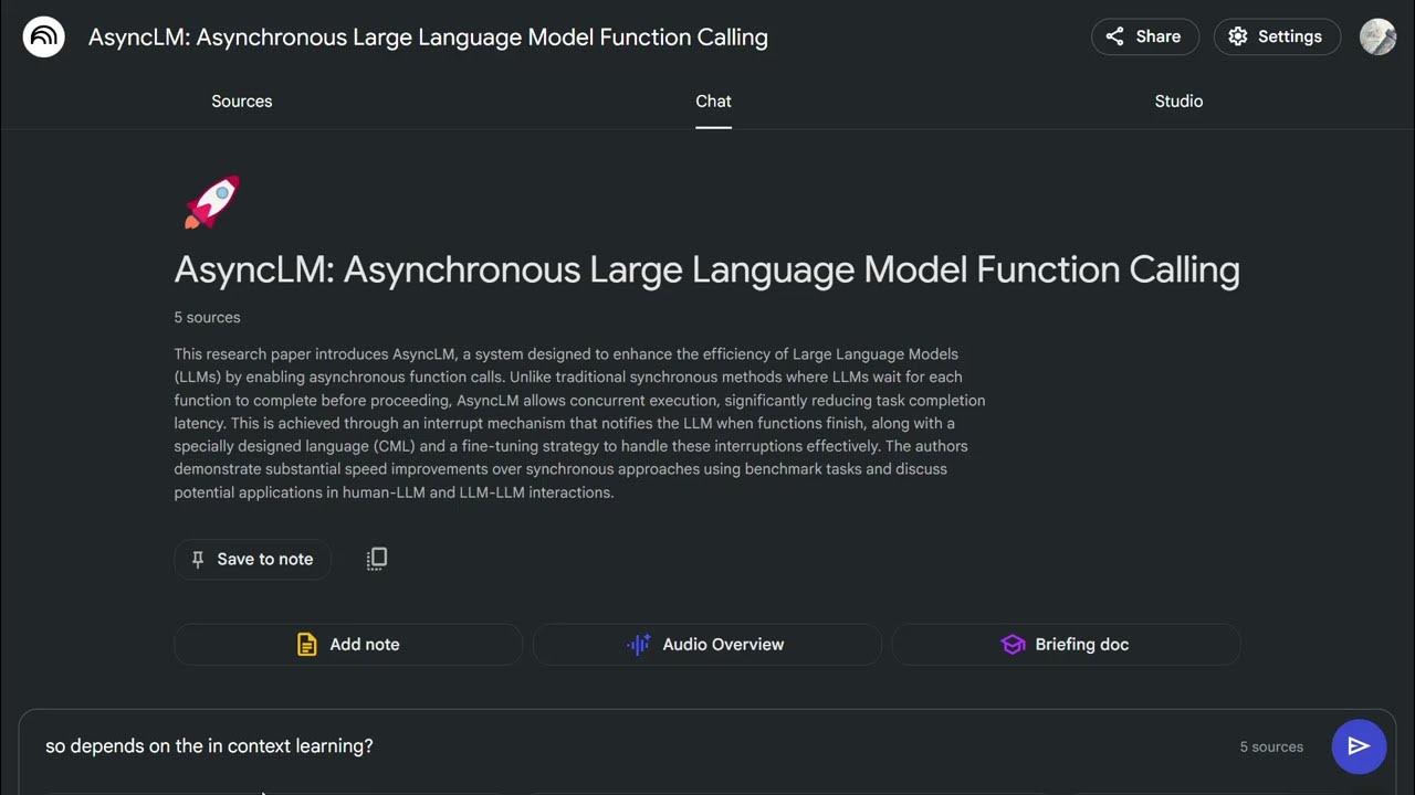 Asynchronous LLM Function Calling - YouTube