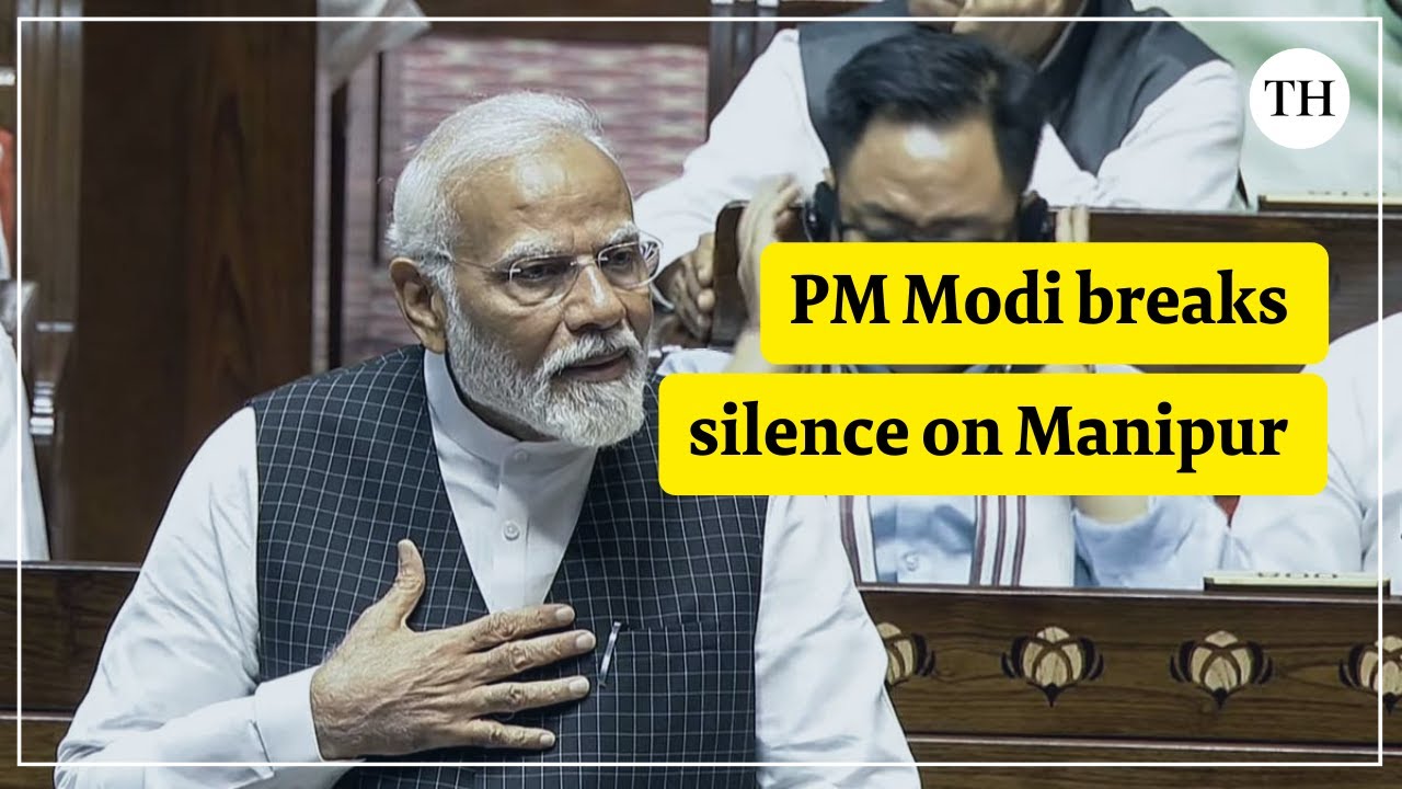 PM Narendra Modi breaks silence on Manipur - YouTube