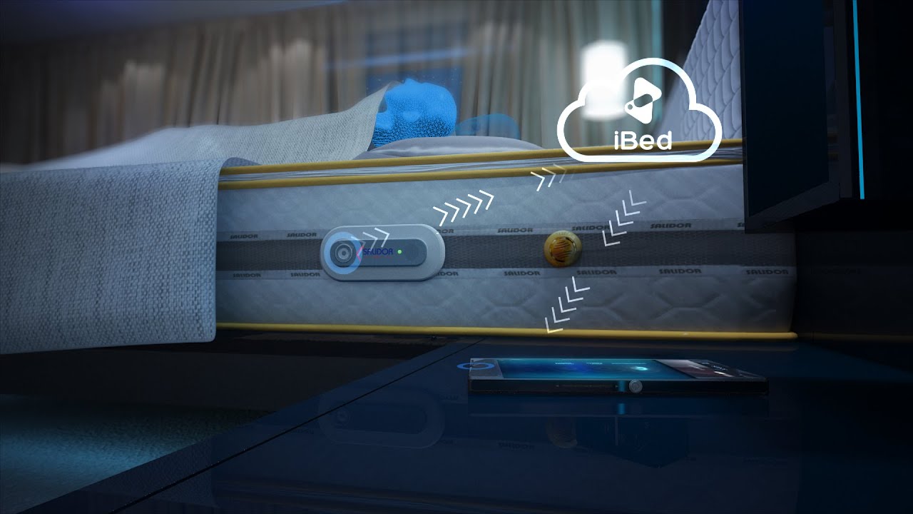 Matelas intelligent et connecté iBed - YouTube