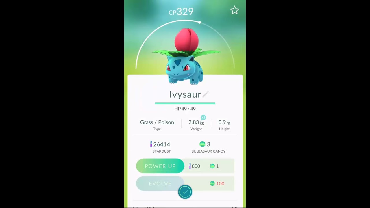 Pokemon GO - Bulbasaur evolves into Ivysaur - YouTube