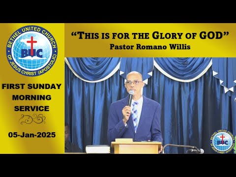 First Sunday (New Year's) Morning Service - "This is for the Glory of ...