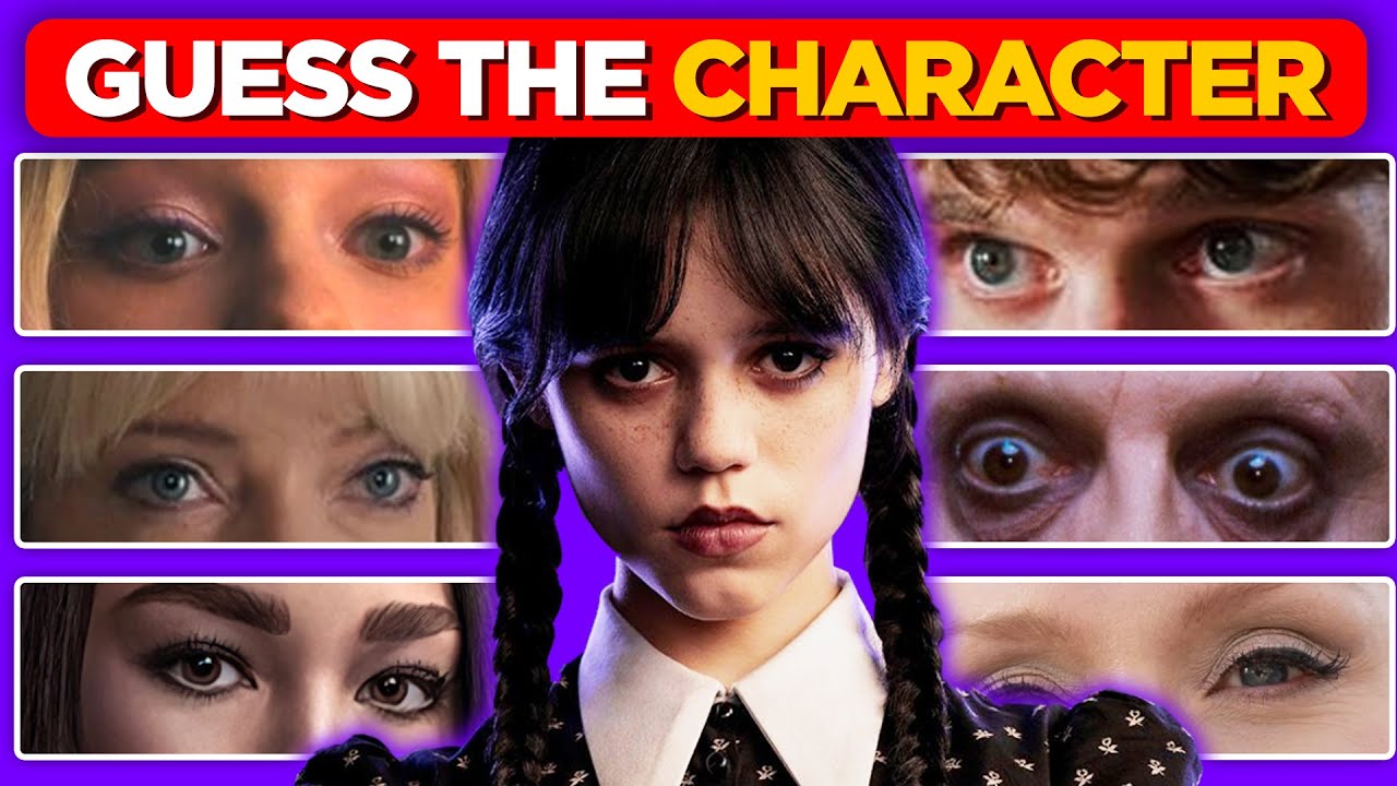 Can You Guess the Wednesday Character by the Eyes? | Wednesday Quiz ...