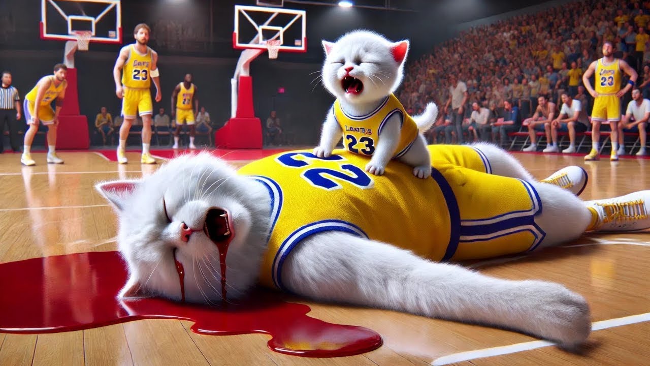 NBA Player Dad Cat Lost Life😢 Kitten Takes Revenge! #catlovers #cat # ...