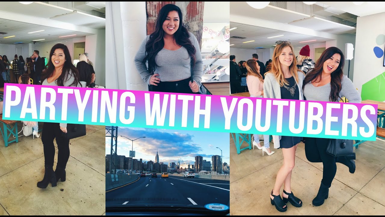 PARTYING WITH YOUTUBERS + EXPLORING NYC!! - YouTube