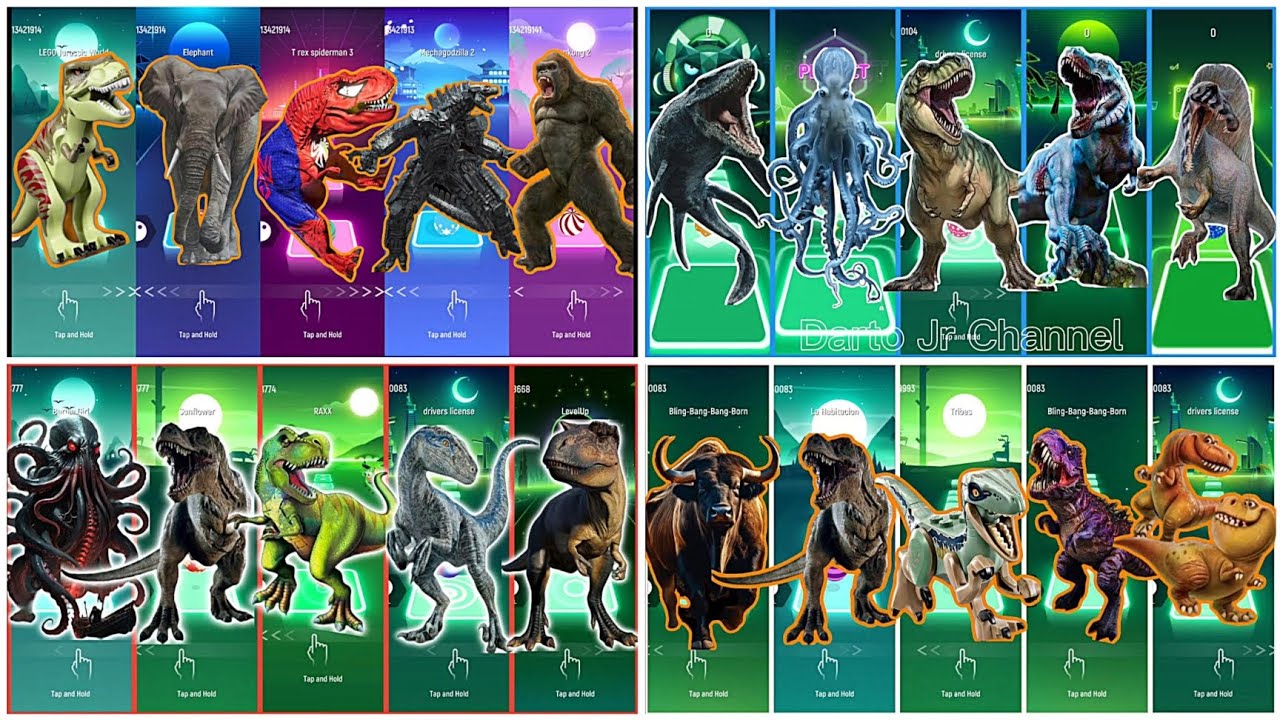 Dinosaur Battle Collection. elephant vs mosasaurus vs t-rex spiderman ...