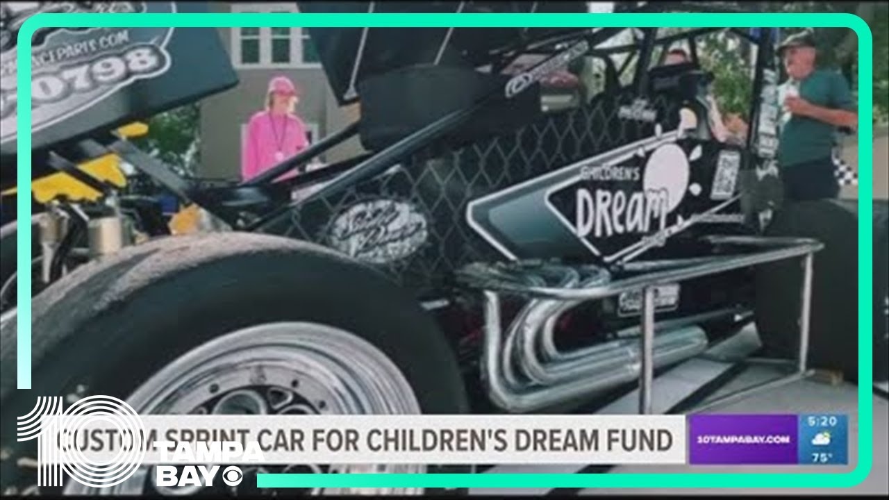 Children's Dream Fund reveal new custom sprint car to bring joy to ...
