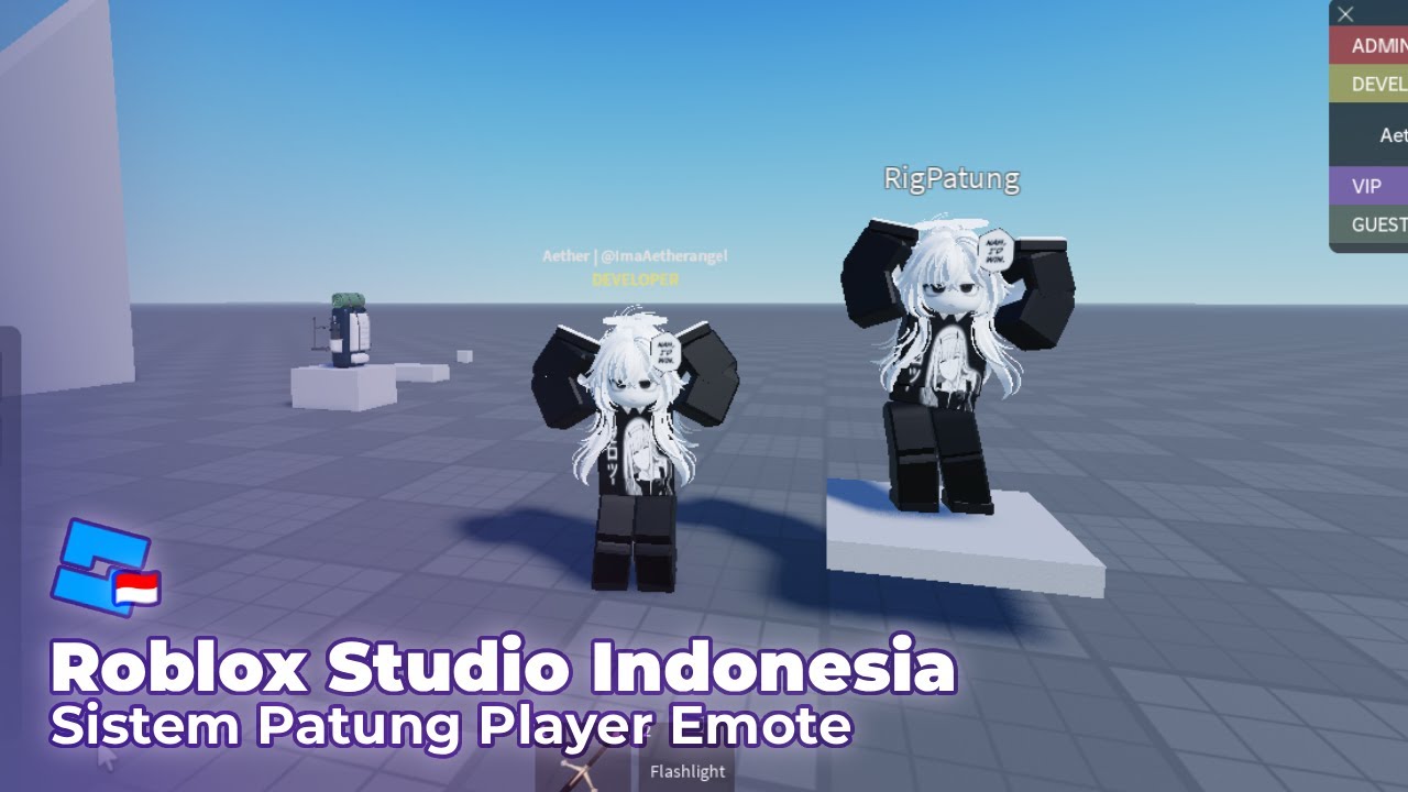 [FREE MODEL] Sistem Patung Player Emote | Roblox Studio Indonesia - YouTube