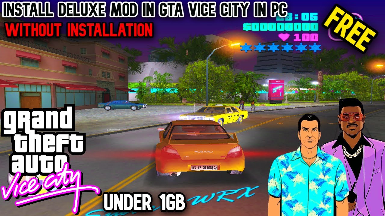 How To Install Gta Vice City Deluxe In Pc / Laptop || Without ...