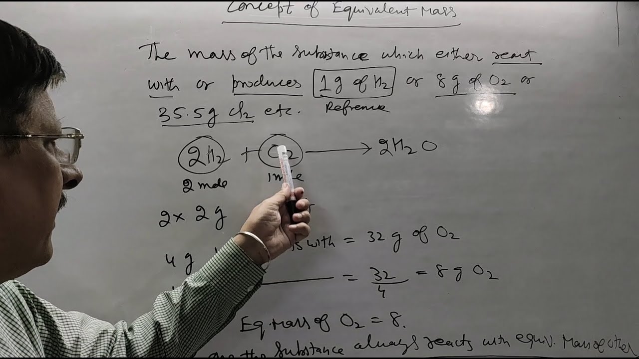 Concept of Equivalent Mass By Rajiv Sharma Chemistry XI - YouTube