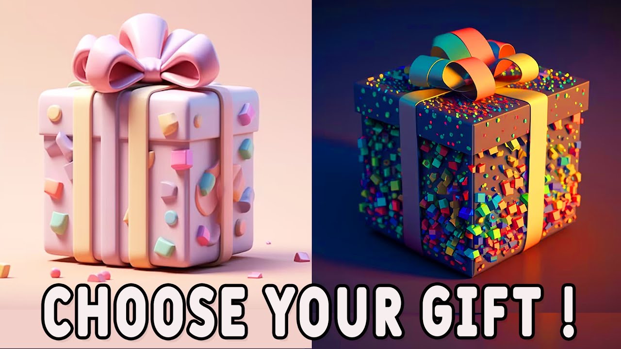Choose your gift box 💝🎁 2 Gift Box Challenge - YouTube