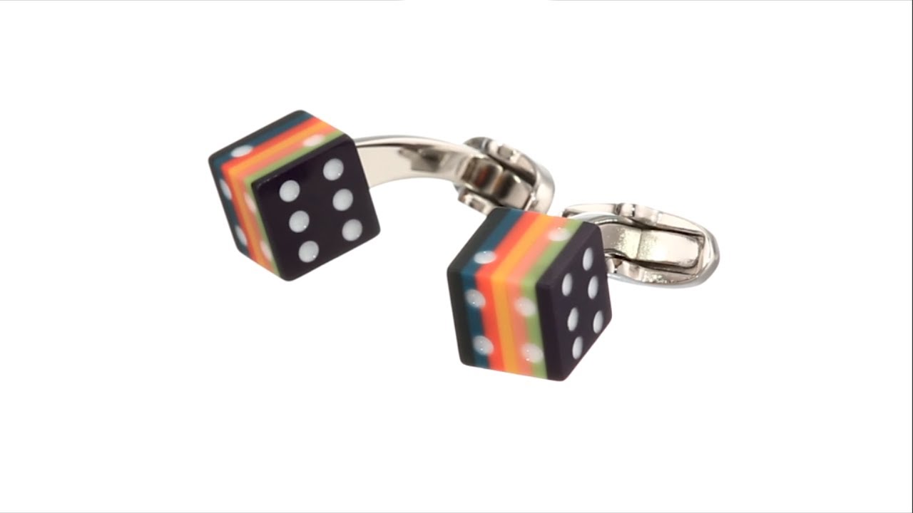 Paul Smith Dice Cuff Links SKU: 9304293 - YouTube
