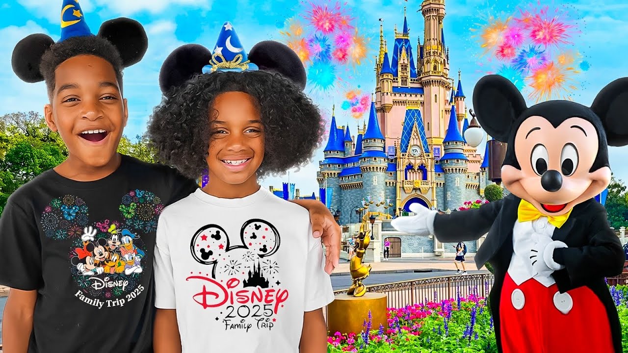 SURPRISING DJ & KYRIE WITH A DISNEY WORLD TRIP! - YouTube