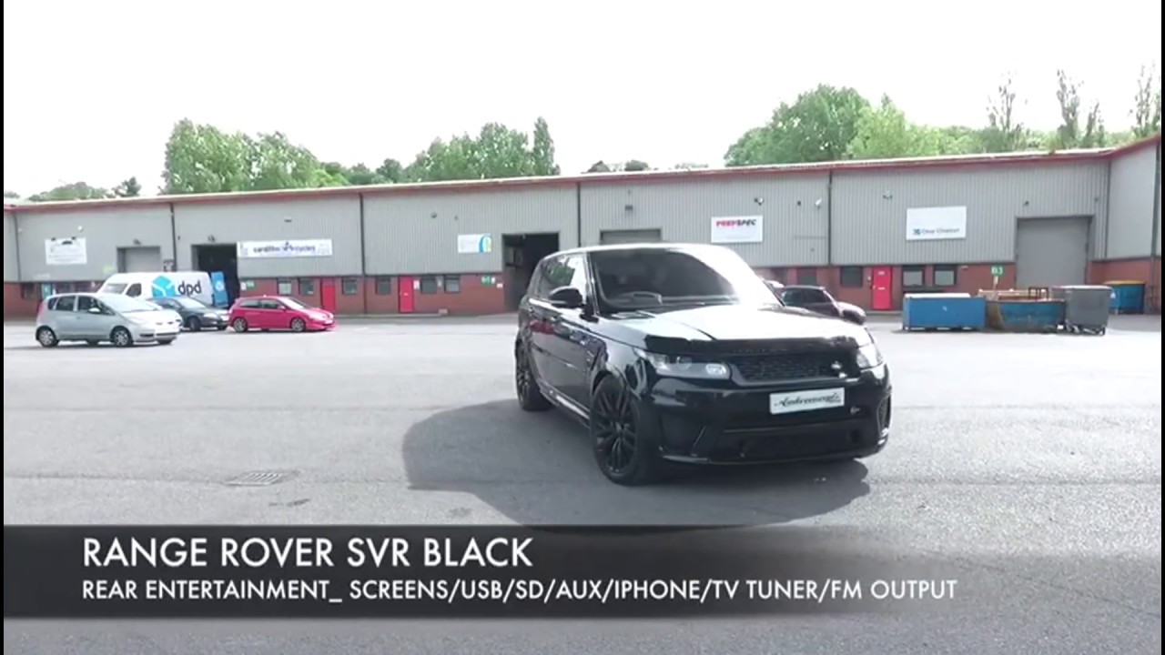 RANGE ROVER SVR CUSTOM REAR SCREENS DVD/USB/SD/TV - YouTube