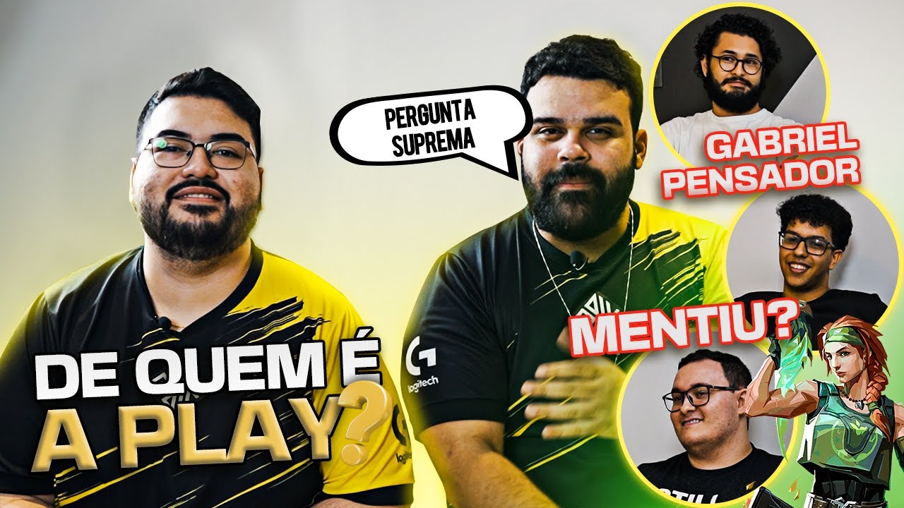 DE QUEM É A PLAY? ft. JOGADORES REAIS #3 | Nesse vídeo teve PERGUNTA ...