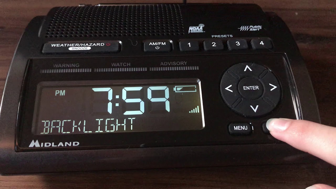 Review Of The Midland WR400 AM/FM Weather All Hazards Alert Radio - YouTube