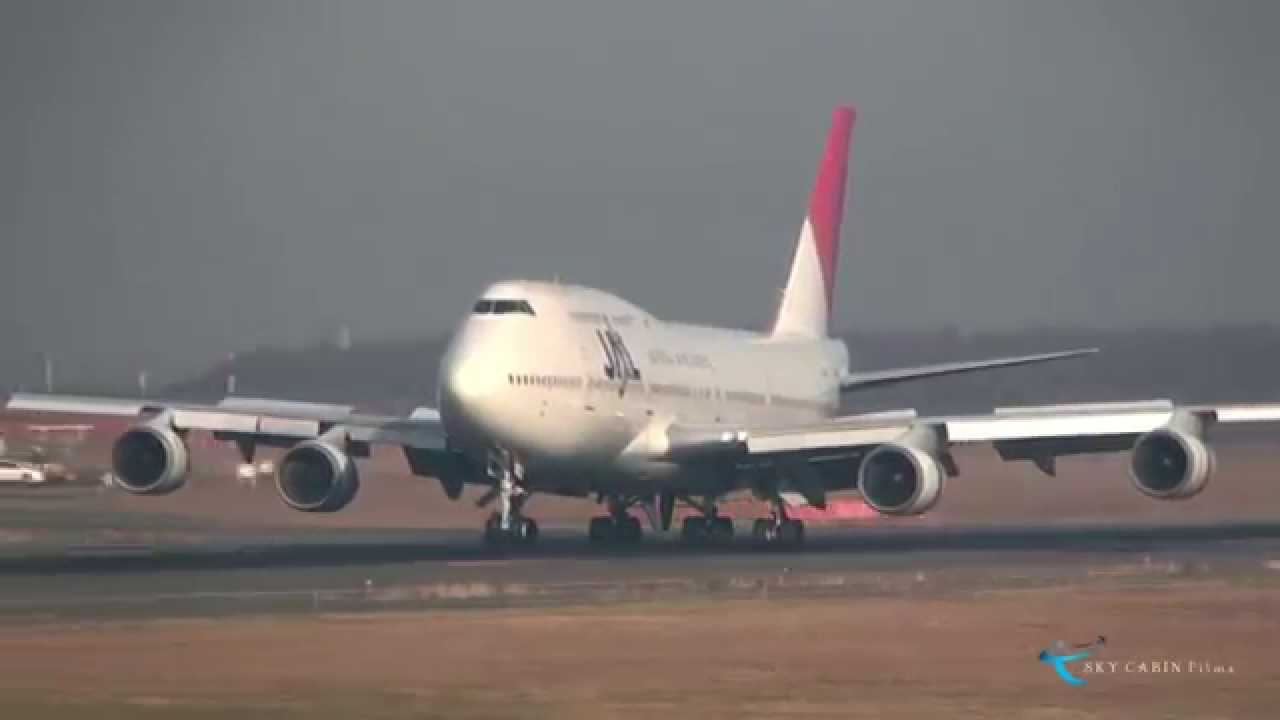 懐かしき機体 JAL 最後の747 ” Japan Airlines(JAL) Boeing747-400D JA8084 - YouTube