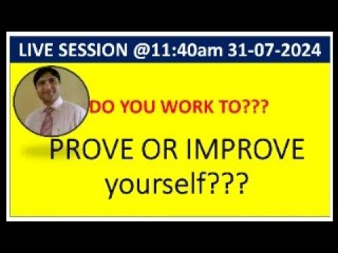 DO YOU WANT TO PROVE OR IMPROVE YOURSELF #IMPROVE #YTVIRAL #TRENDING # ...