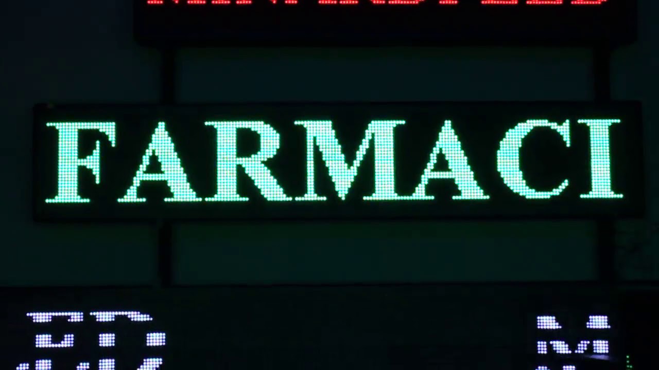 Minardi LED Reklame elektronike per Farmaci - YouTube