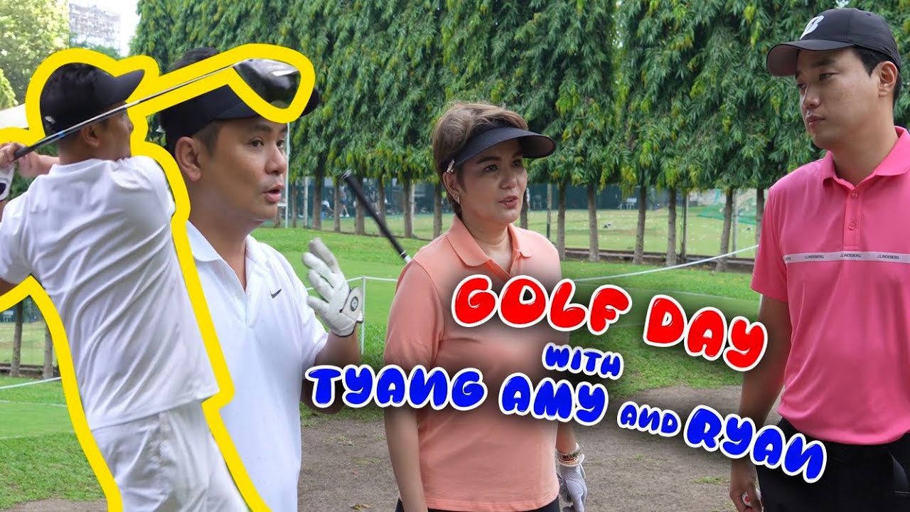 Golf day with Tyang Amy and Ryan Bang - YouTube