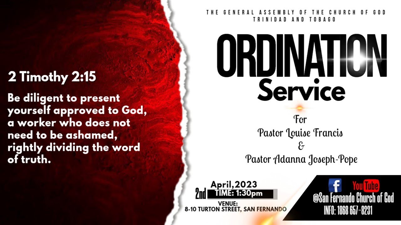 Ordination Service - YouTube
