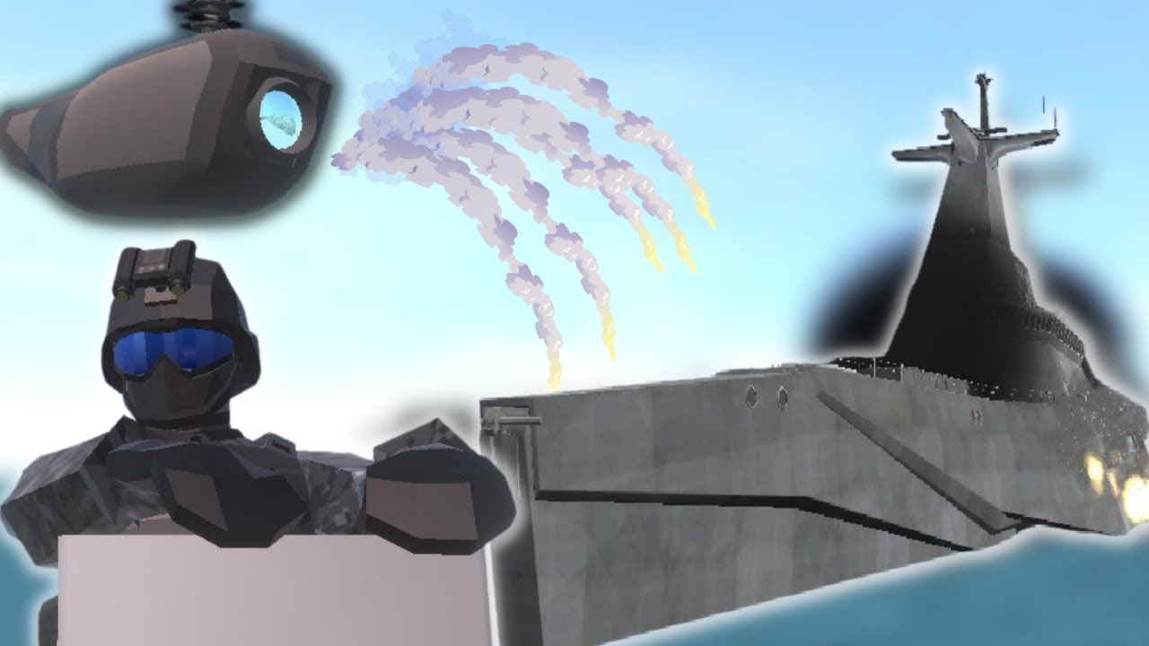 Small Drone Destroys Big Boss Ship / Ravenfield - YouTube