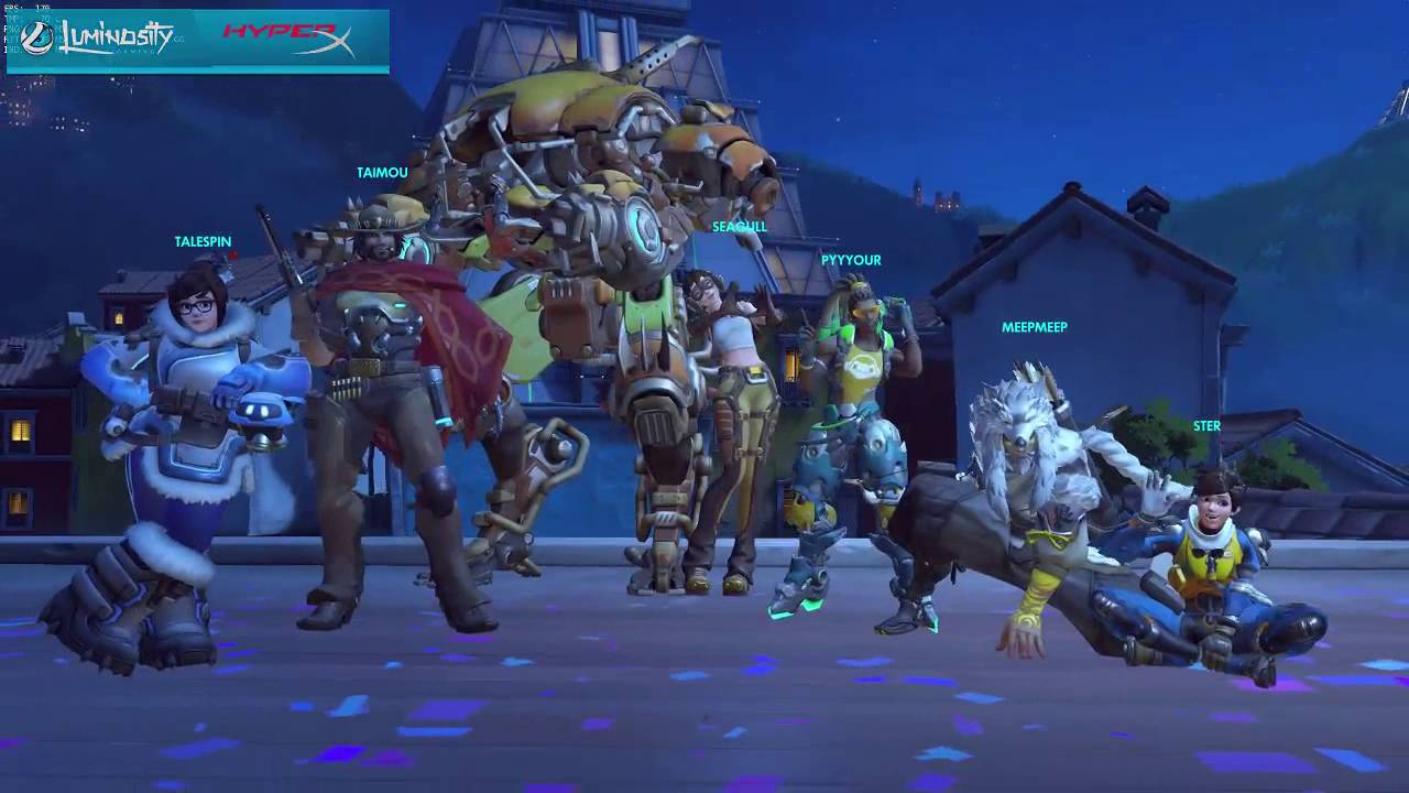 Overwatch Seagull When a 6 Pro Players Team ups 28 June 2016 - YouTube