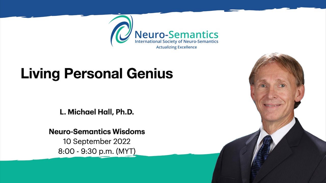 Living Personal Genius | L Michael Hall PhD - YouTube