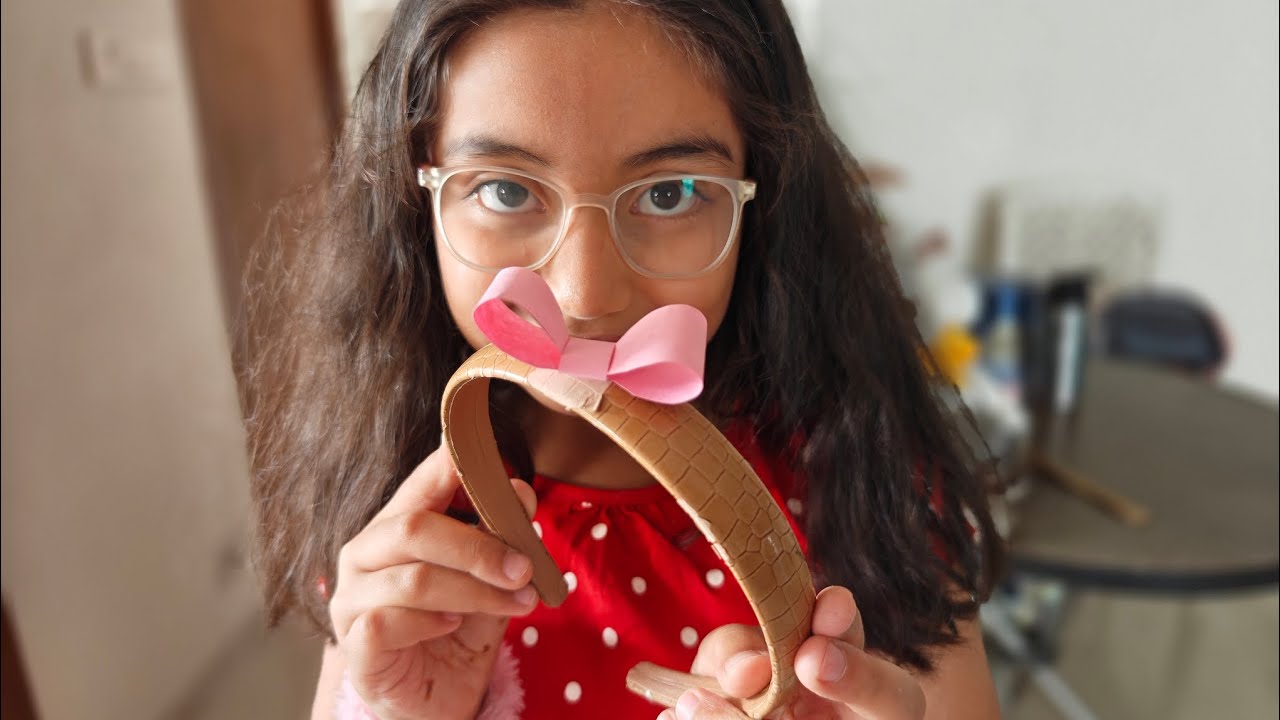 DIY Paper Bow Tutorial 🎀 | Creative Fun with Harleen | Easy & Quick ...