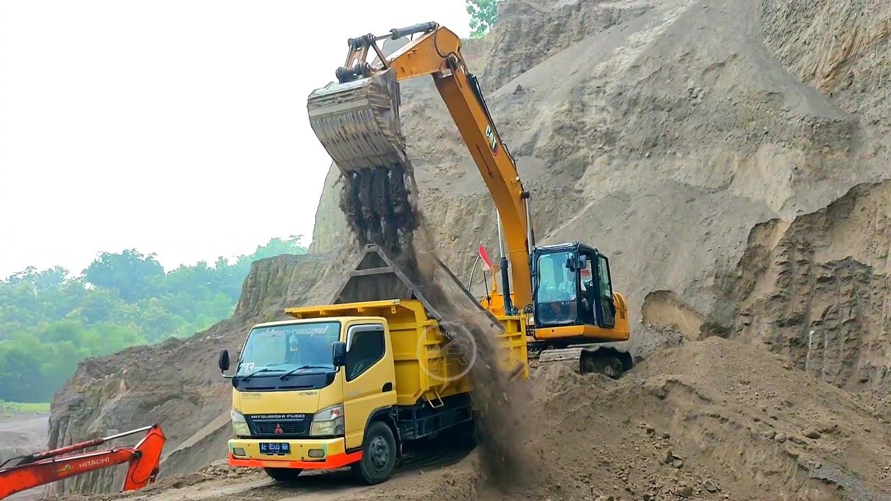 EXCAVATOR ALAT BERAT LOADER BEGO KERUK PASIR DALAM ⁉️ - YouTube