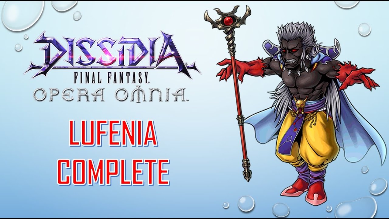 Dissidia FF Opera Omnia JP - Xande Lufenia Complete - YouTube