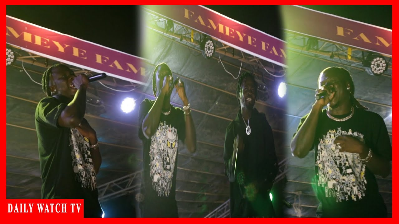 STONEBWOY Massive Performance on Stage with Fameye with their Banger ...