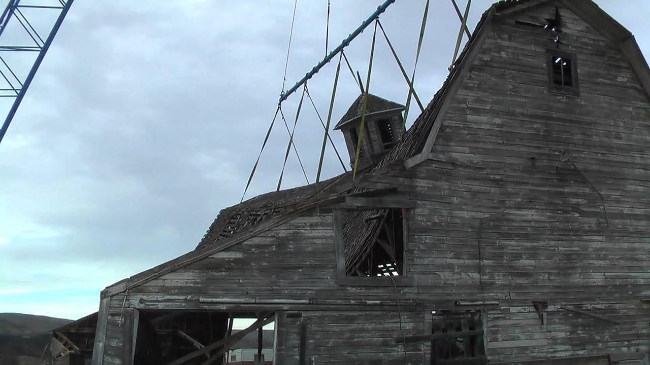 Lund Barn Raising in Benge, WA 376.MTS - YouTube