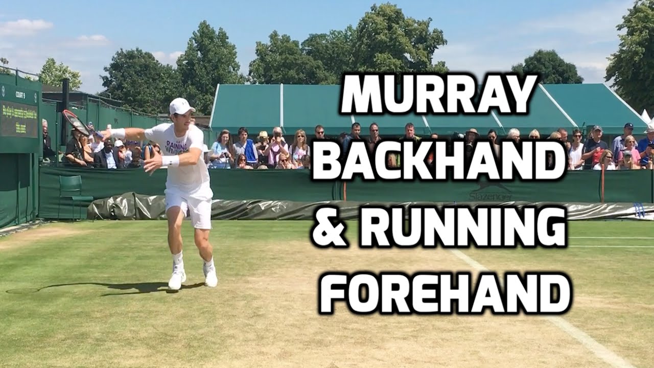 Andy Murray Backhand & Running Forehand - YouTube