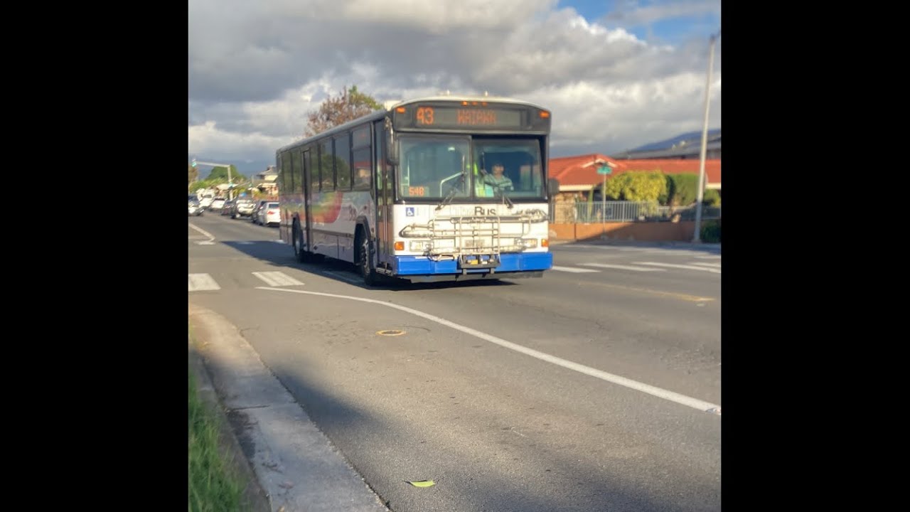 Thebus Honolulu Route 43 Hoaeae West Loch Skyline Station Bus' 860 ...