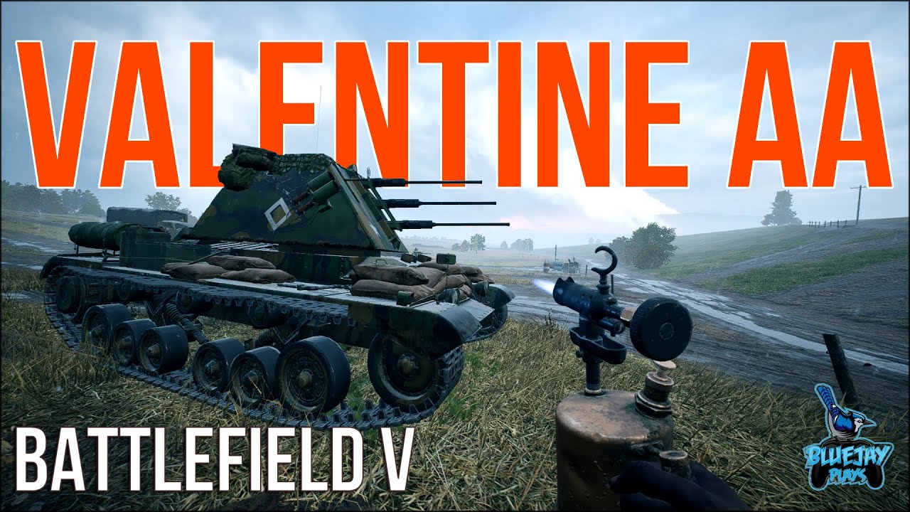 Battlefield V Valentine AA Killstreak (before upgrade) - YouTube