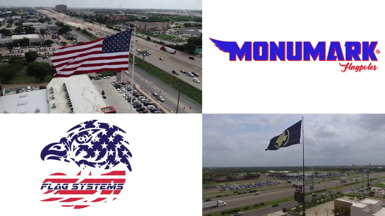 100'-200' Monumark™ Flagpoles - YouTube