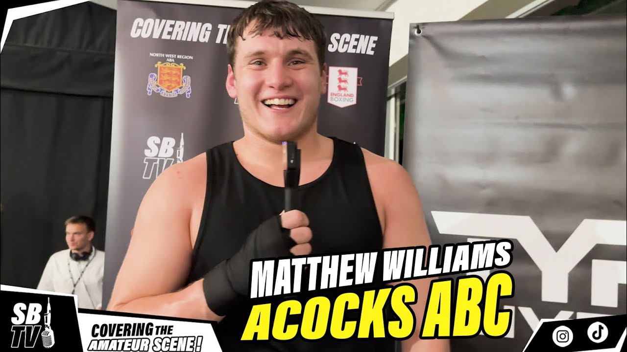 MATTY WILLIAMS -1st RND STOPPAGE -I JUST LET ME HANDS GO !!! - YouTube
